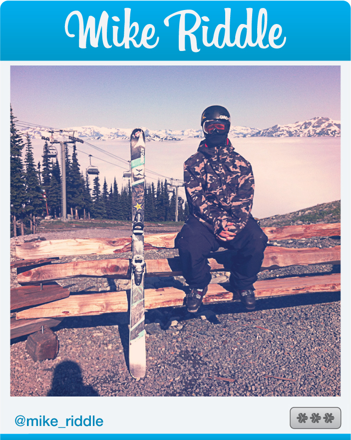 Pro Kit: See Mike Riddle's 2012/13 gear - FREESKIER