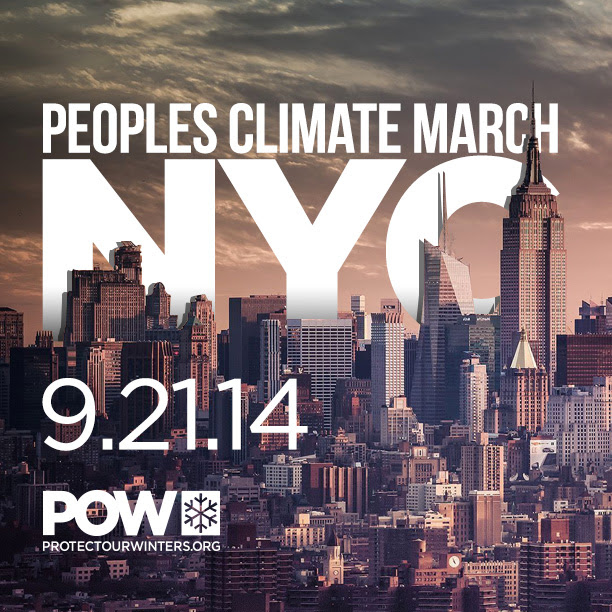Join Protect our Winters in its People's Climate March, NYC - FREESKIER